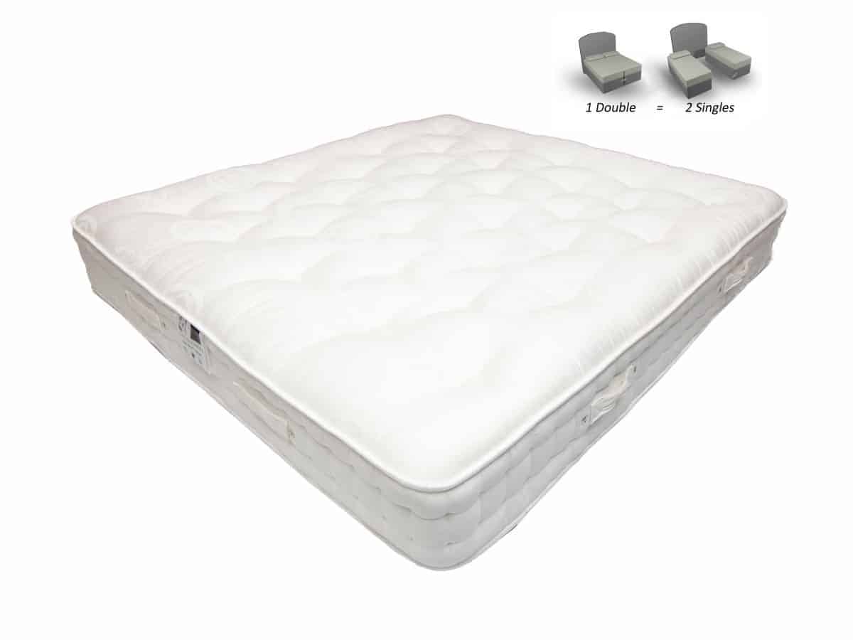 Alexandra 2000 Silk & Cashmere Mattress - Zip & Links Uk King ...